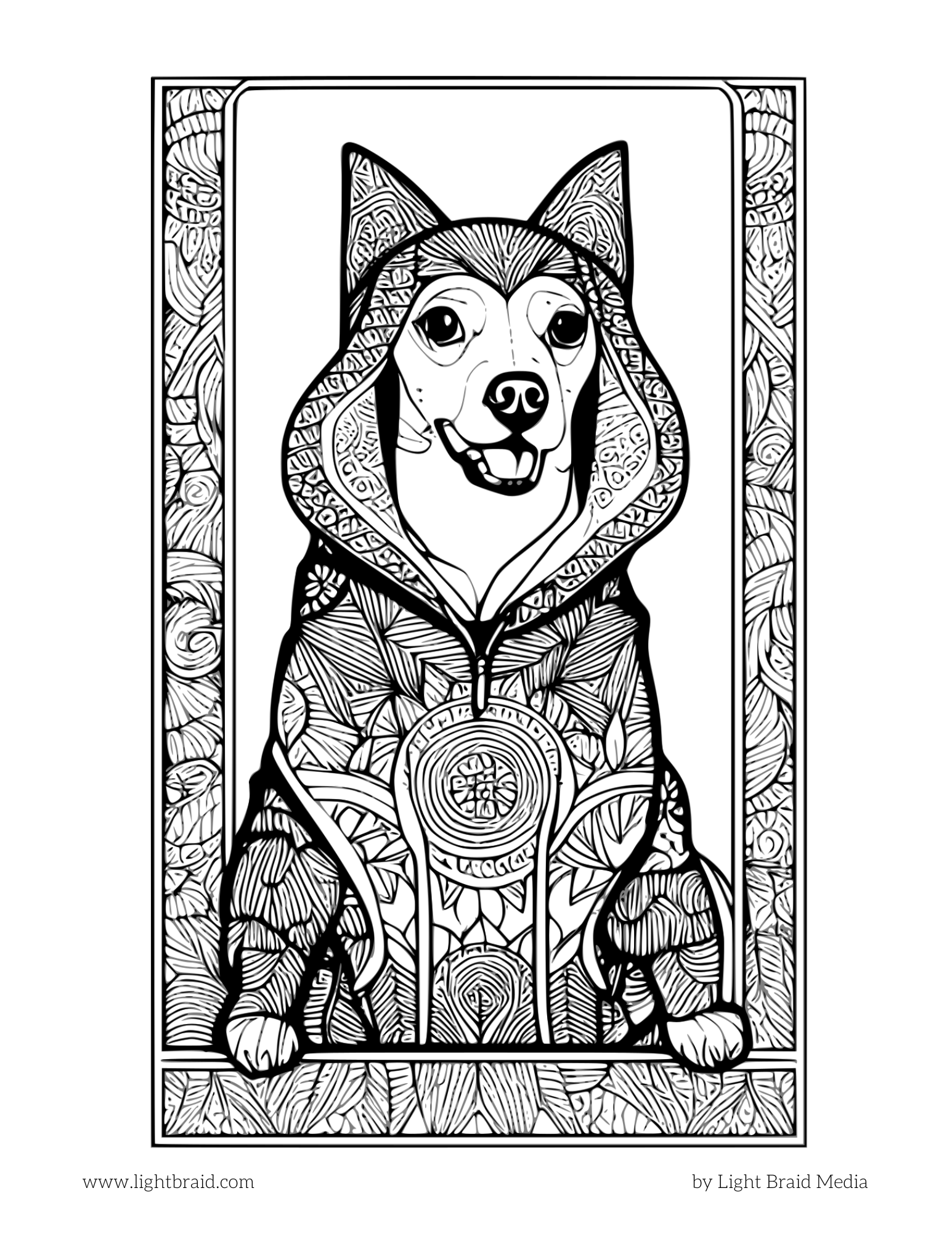 Dogs in Duds – Light Braid