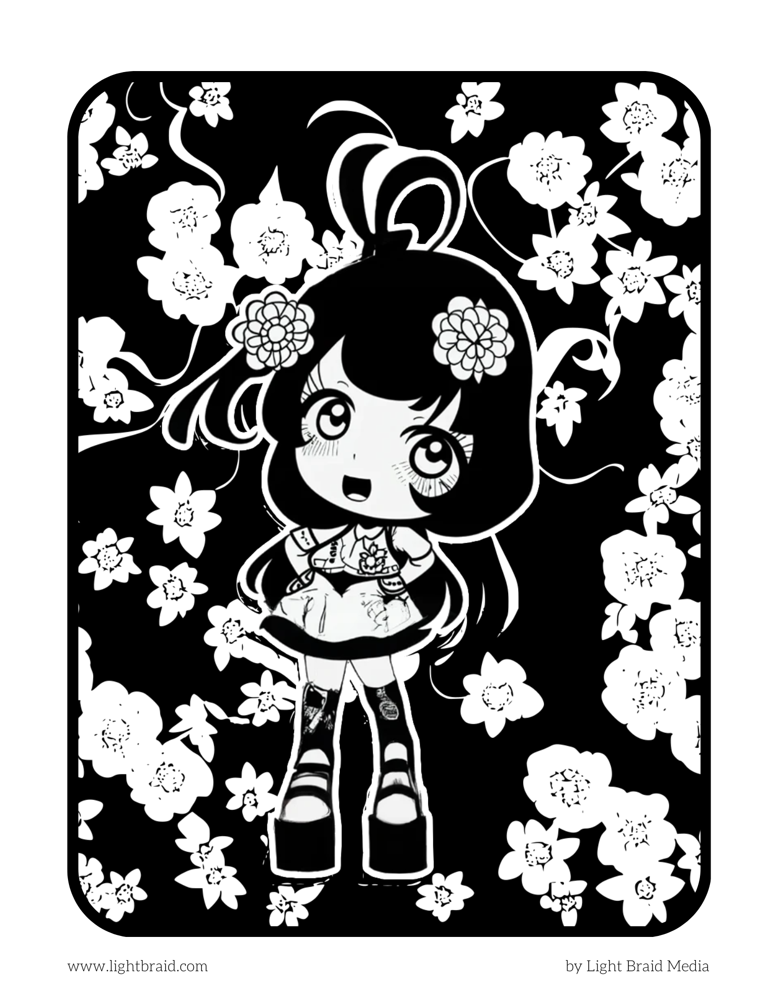 Chibi Style – Light Braid