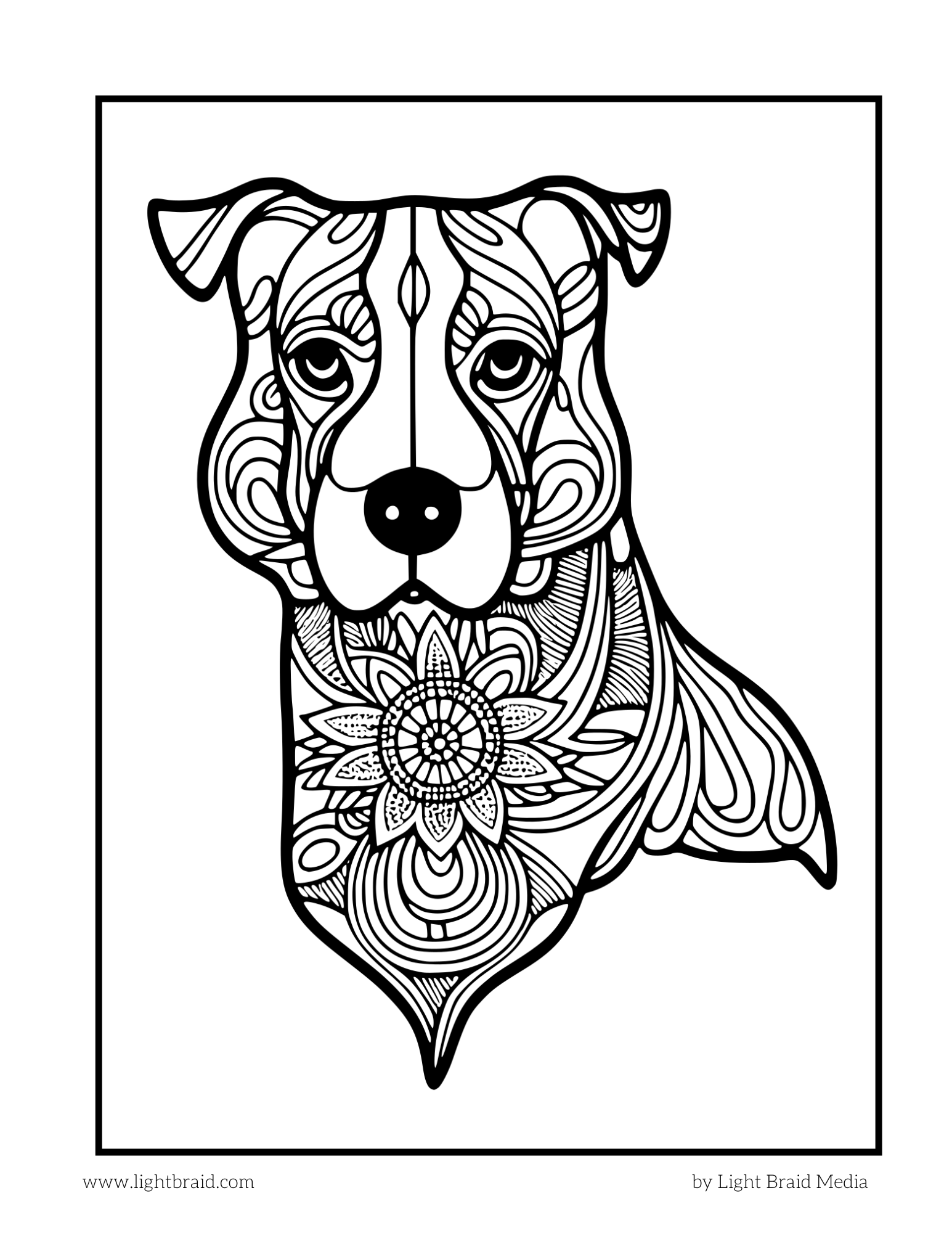 Mandala Dogs – Light Braid