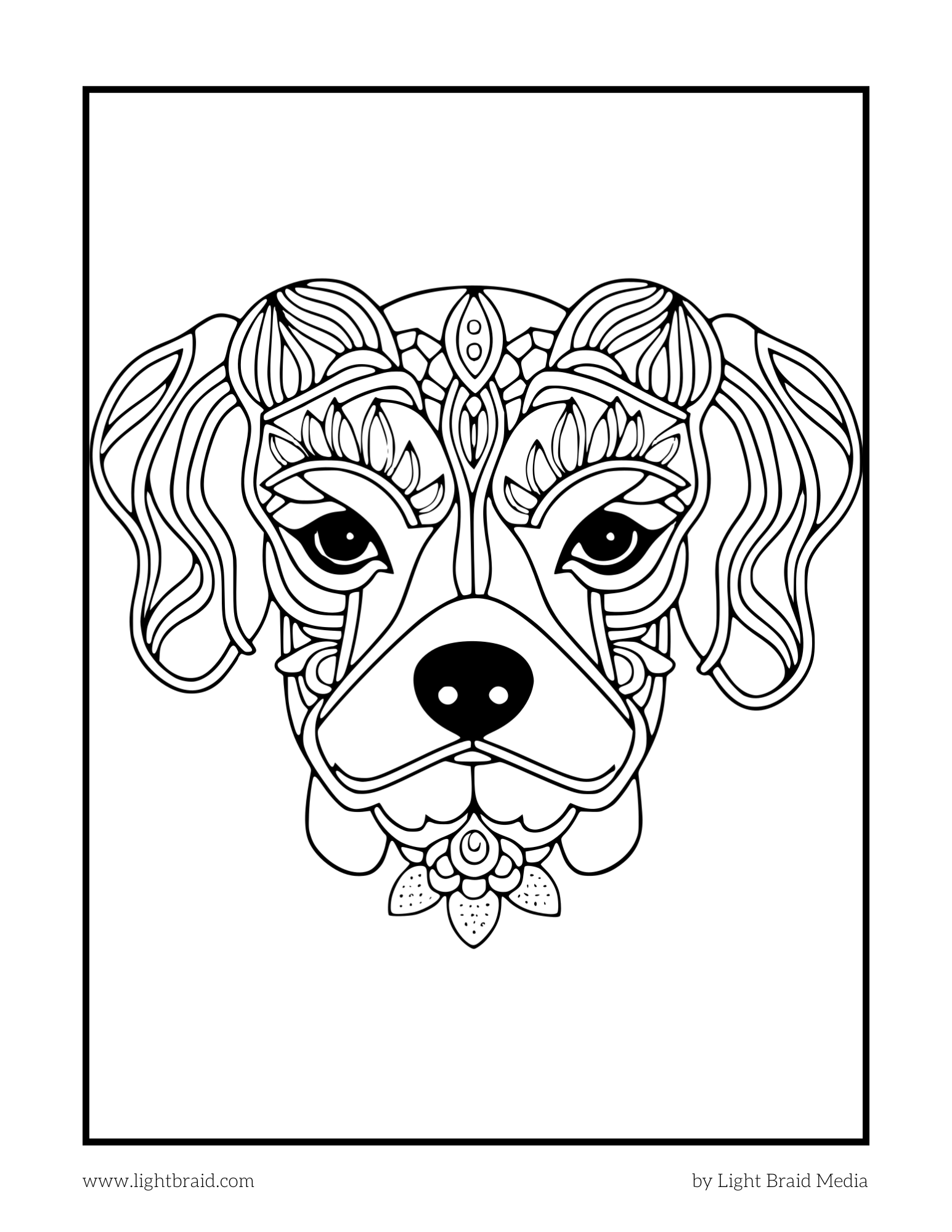 Mandala Dogs – Light Braid